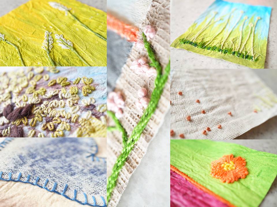 Des mini tableaux brodés à (s’)offrir – Blog Le rire de l'arc-en-ciel